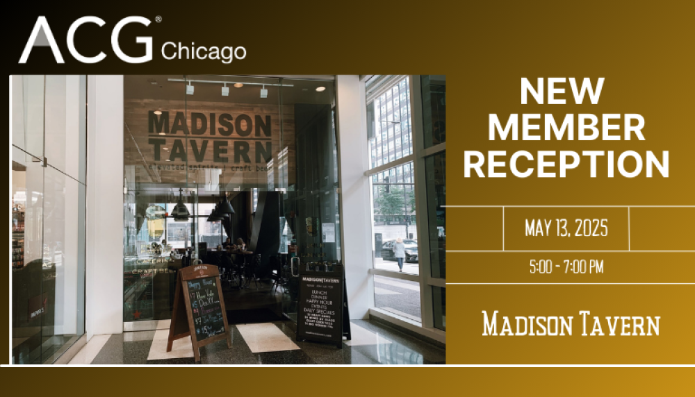 New Member Reception Acg Chicago